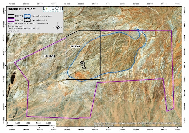 E-Tech Resources Expands Mineral Landholdings at the Eureka REE Project - ReeXploration Inc.